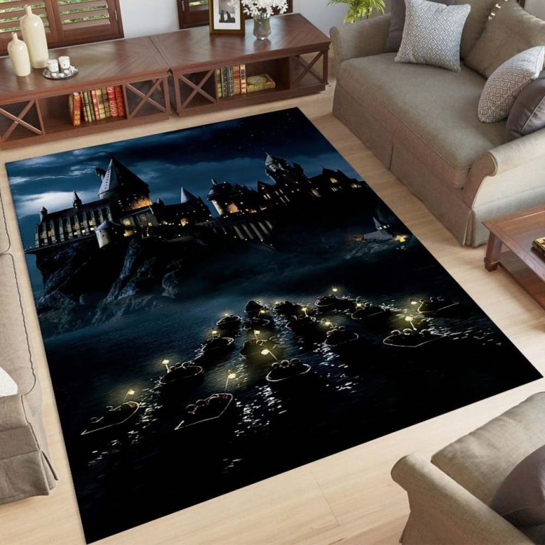 Harry-Potter-Hogwarts-Schule 5 Teppich - AMZPODPrints