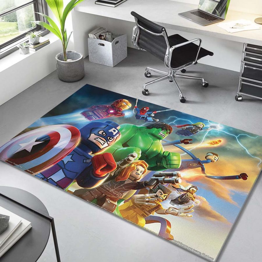 Marvel Avengers Lego 1001 Teppich - AMZPODPrints