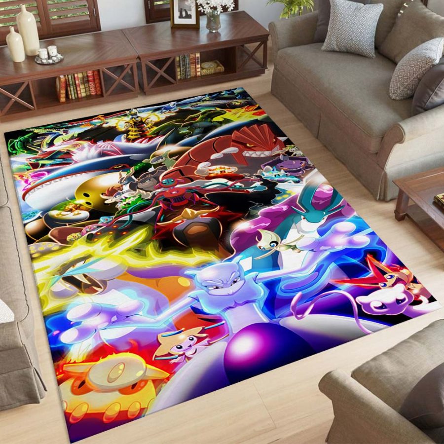 Pokémon Alle Charaktere 1001 Teppich - AMZPODPrints