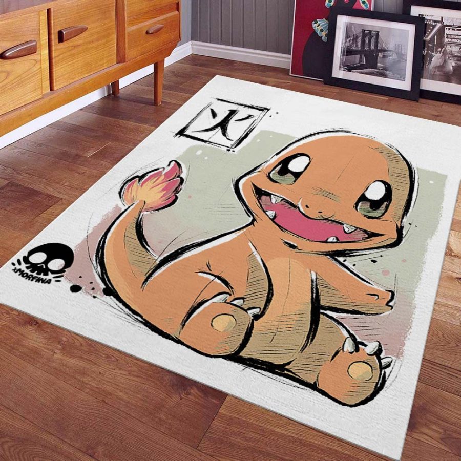 Salameche Pokemon 1001 Teppich - AMZPODPrints