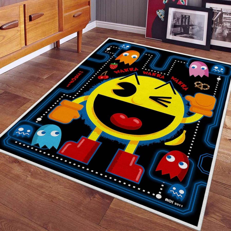 Pacman-Spiel 1005 Teppich - AMZPODPrints