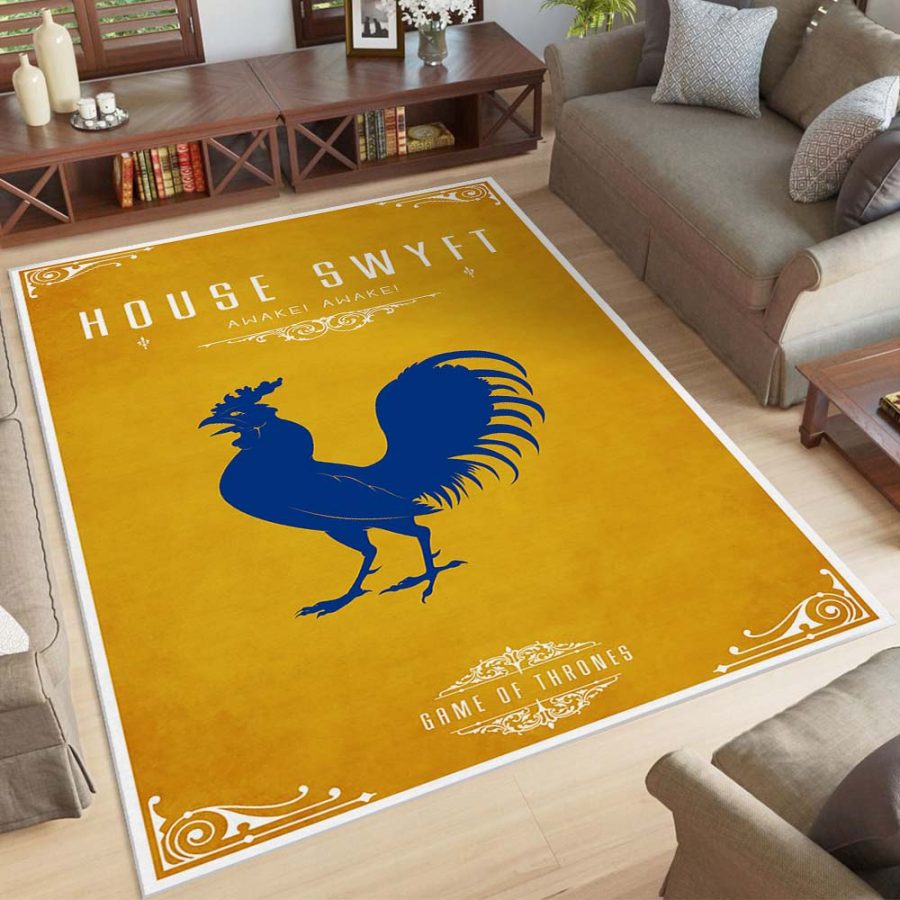 Game Of Thrones Got House Swyft-siegel Teppich - AMZPODPrints