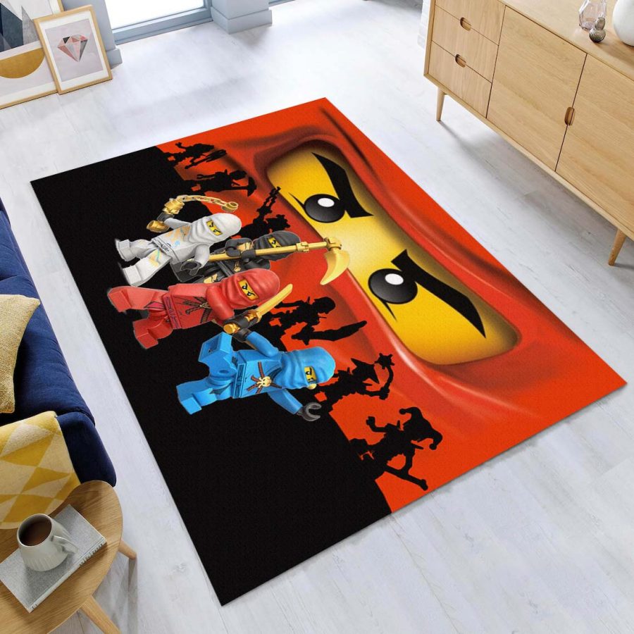 Ninjago Alle Charaktere 1001 Teppich - AMZPODPrints