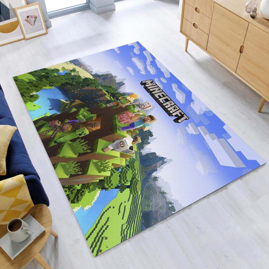Minecraft Alle Charaktere 1002 Teppich - AMZPODPrints