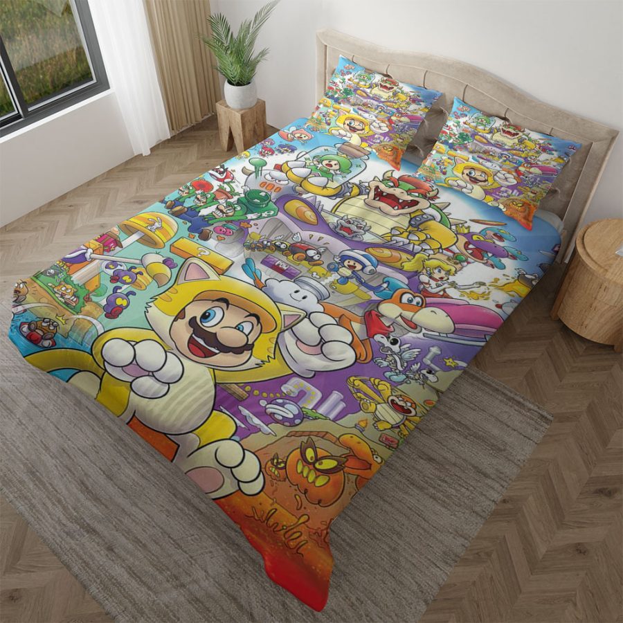 Super Mario 13 Kinderbettwäsche - Bettwäsche - AMZPODPrints