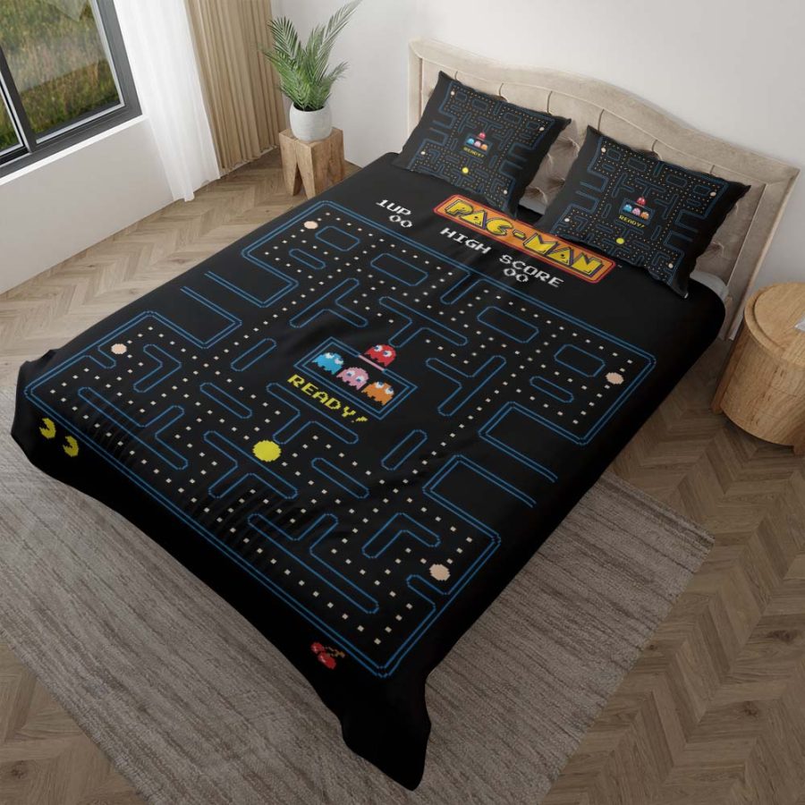 Pacman Spiel 1001 Bettwäsche - AMZPODPrints