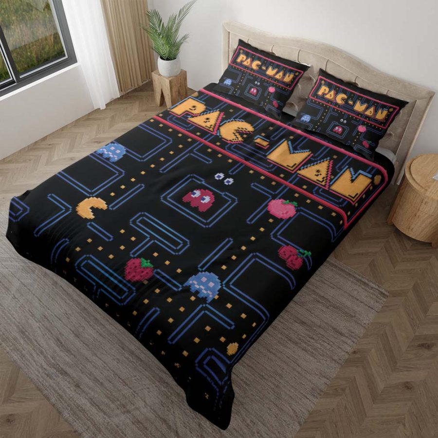 Pacman Spiel 1003 Bettwäsche - AMZPODPrints