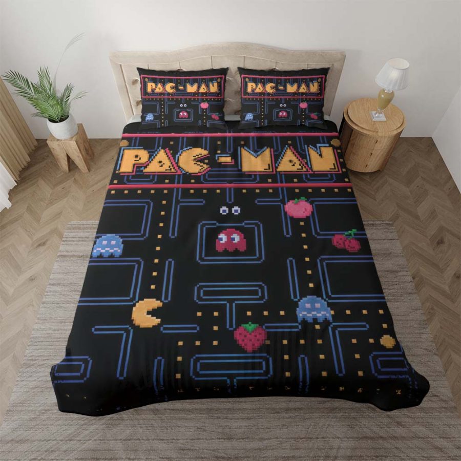 Pacman Spiel 1003 Bettwäsche - AMZPODPrints