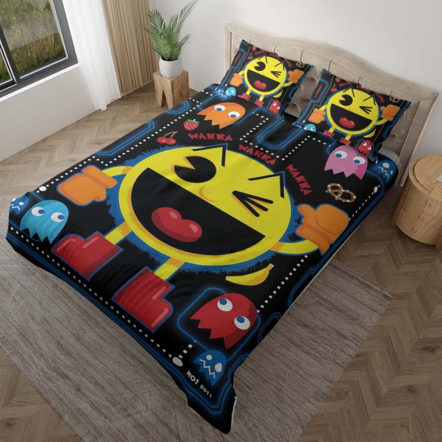 Pacman Spiel 1005 Bettwäsche - AMZPODPrints