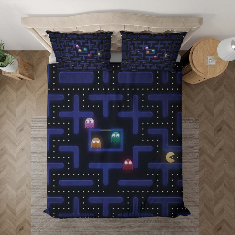 Pacman Spiel 1007 Bettwäsche - AMZPODPrints