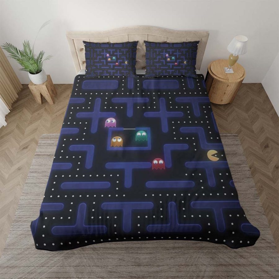 Pacman Spiel 1007 Bettwäsche - AMZPODPrints