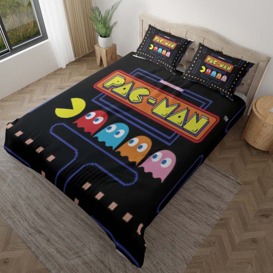 Pacman Spielzimmer Geschenk Bettwäsche - AMZPODPrints