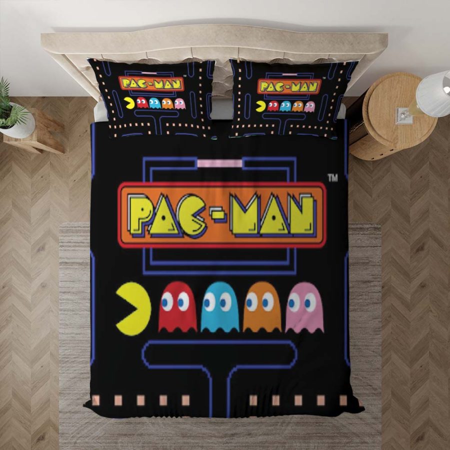 Pacman Spielzimmer Geschenk Bettwäsche - AMZPODPrints