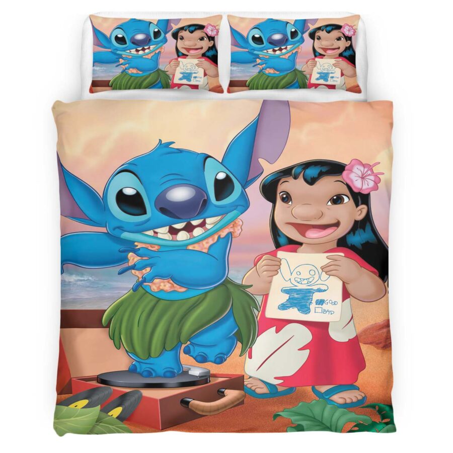 Lilo And Stitch Bedding - AMZPODPrints